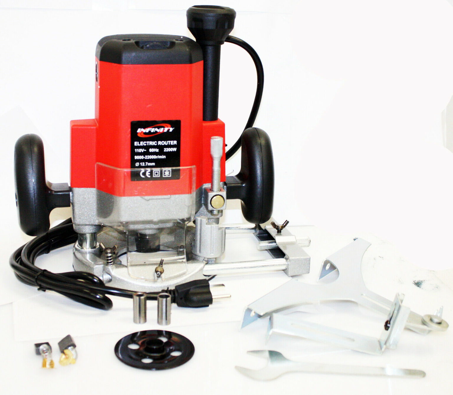 2200W 3HP 1/2″ or 1/4″ ELECTRIC PLUNGE ROUTER UL listed 2200 Watt 110v ...