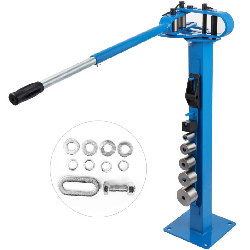 1" to 3" HAND MANUAL BENCH DIE BENDER PIPE SQUARE ROD BENDER w/7 DIES ...
