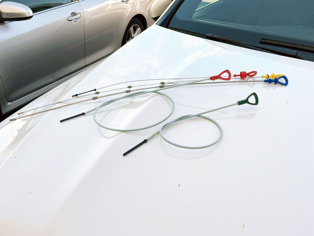 5pc Transmission Fluid Engine Oil Level Dipstick Gauge Fit Mercedes ...