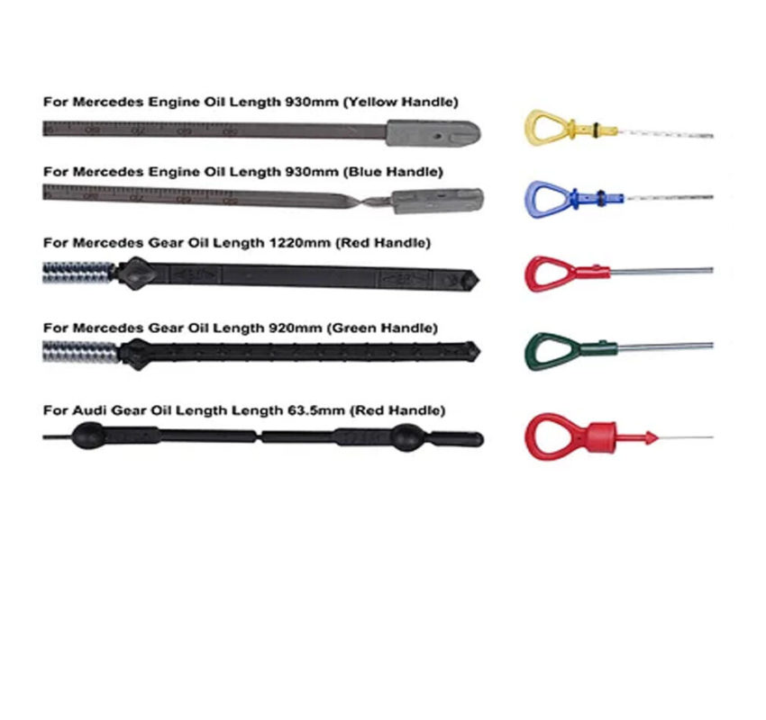 5pc Transmission Fluid Engine Oil Level Dipstick Gauge Fit Mercedes ...