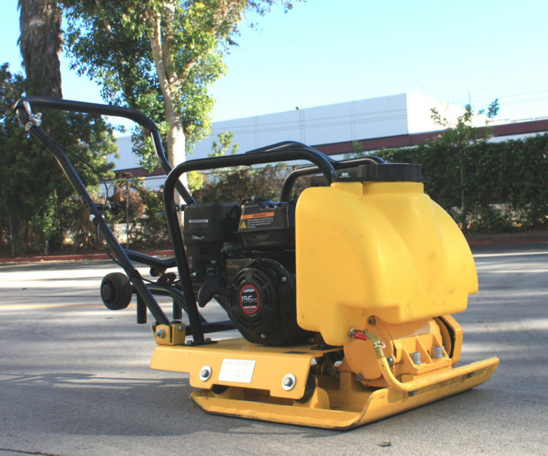 6.5HP WALK BEHIND PLATE COMPACTOR COMPACT DIRT SOIL ASPHALT TAMPER ...