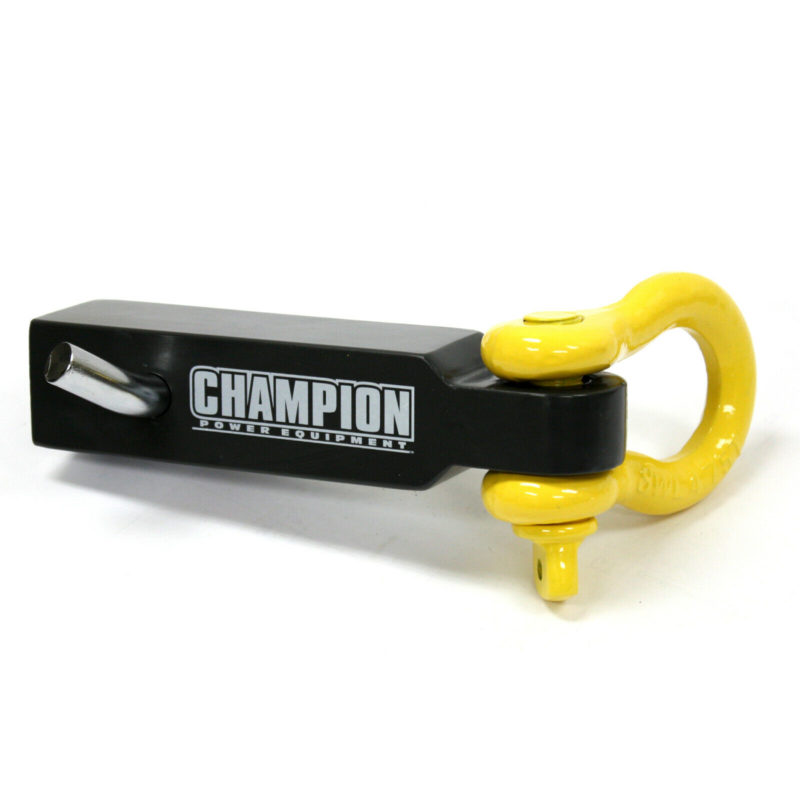 Champion 2" Inch Hitch Receiver Bracket with Shackle 5 Ton Convert to ...