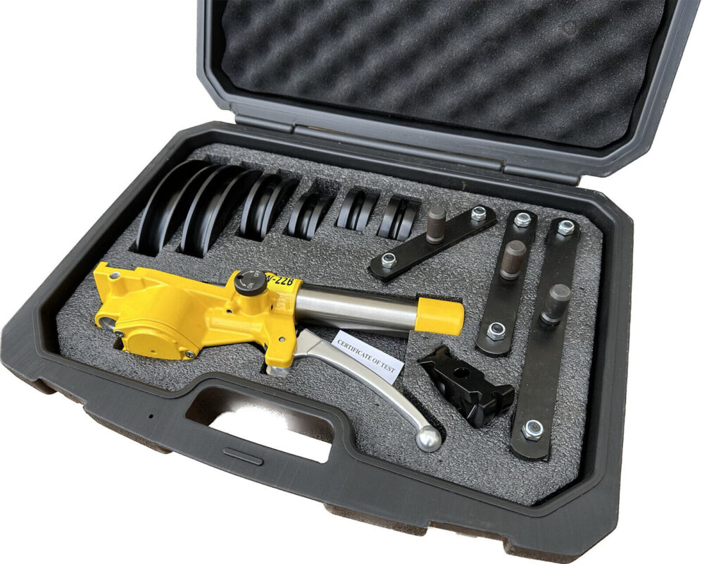 Deluxe Alloy Hydraulic HVAC Copper Tube Pipe Bender Kit 90º Bending 1/4 ...