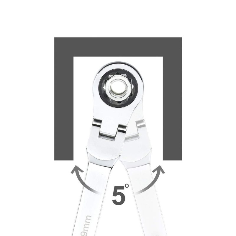 5pc Metric Double Box End Ratchet Wrench Set 03114A – EconoSuperStore