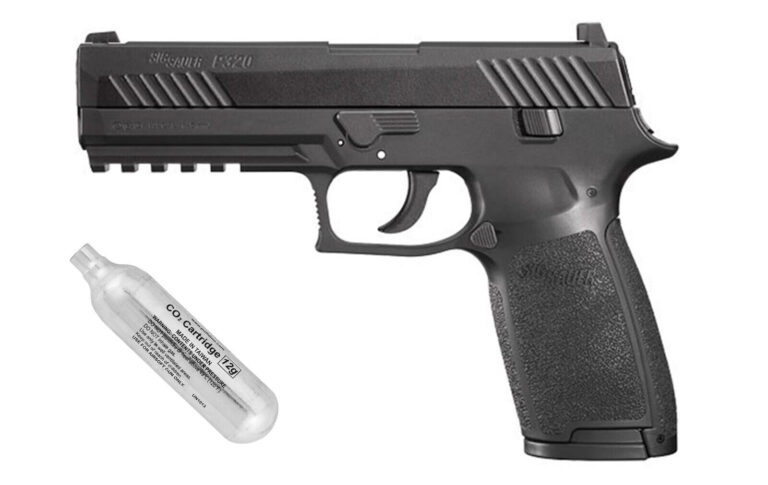 Sig Sauer P320 .177 CO2 Blowback Airgun Pistol Airsoft Semi-Auto ...