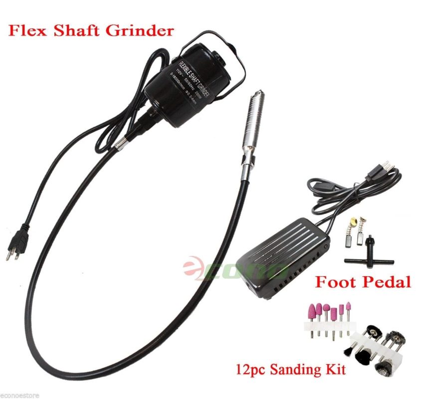 Variable Speed Electric Flexible Rotary 36" Long Flex Shaft Grinder w ...