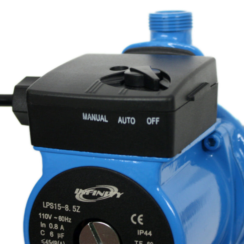 110V Automtaic Booster Pump NPT 3/4'' Hot Water Circulating/Circulation ...