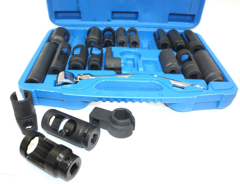 21pc Automotive Master Oxygen O2 Sensor & Special Sending Unit Socket ...