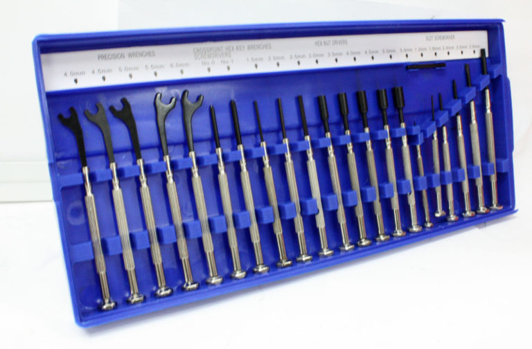 21pcs Precision Tool Set Screw & Nut Drivers Wrenches Hex Key Slot ...