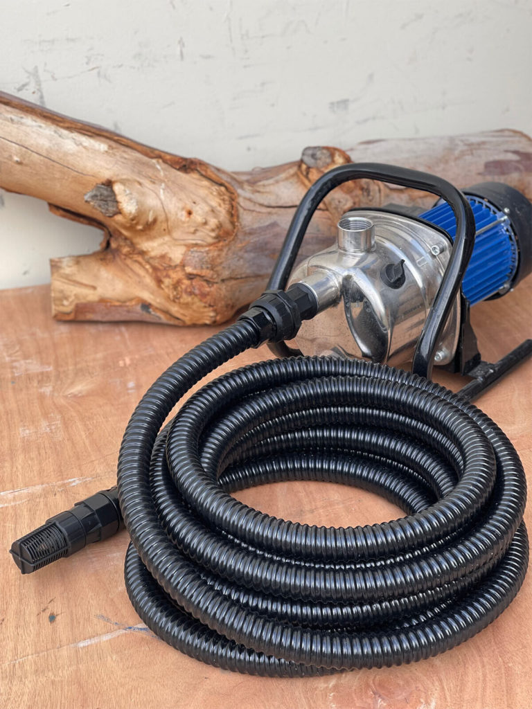 23ft Water Suction Inlet Hose Set w/Backflow Valve 4 Self-Priming ...