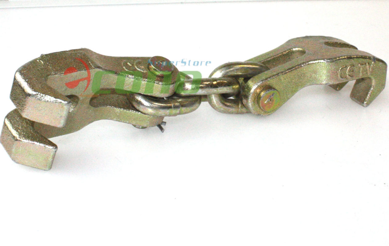 Double Claw Hooks Chain Shortener Connector Bumper Hook Pull Auto Body ...