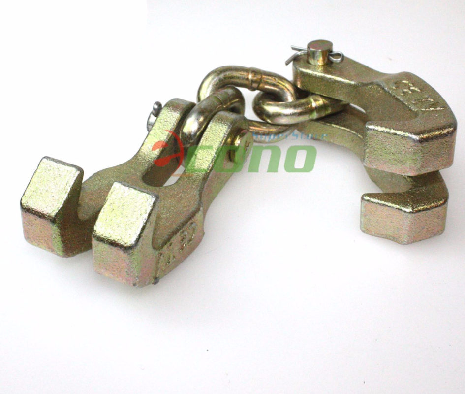 Double Claw Hooks Chain Shortener Connector Bumper Hook Pull Auto Body ...
