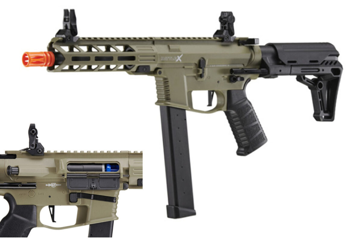 Lancer Tactical Gen 2 AEG 9mm Battle X CQB Carbine M4 Airsoft BB Riffle ...