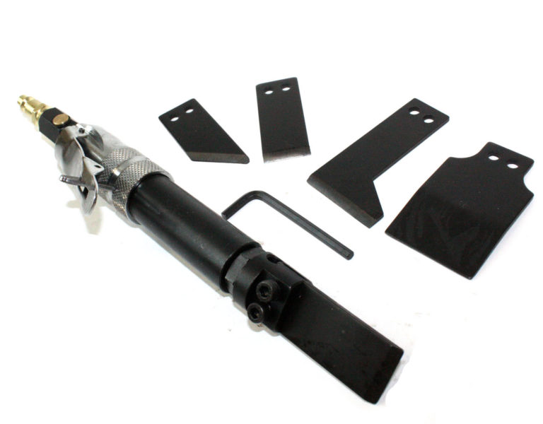 Pneumatic Air Scraper Kit w/5 Blades & Oiler Remove Gasket Paint Rust ...