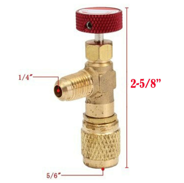 R410A R407C AC Refrigerant Retention Control Charging Valve 4 Mini ...