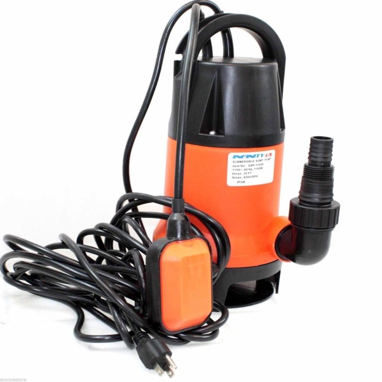 UL 1.5HP 1100W Submersible Pool Pond Drain Sub Water Pump 4200GPH ...