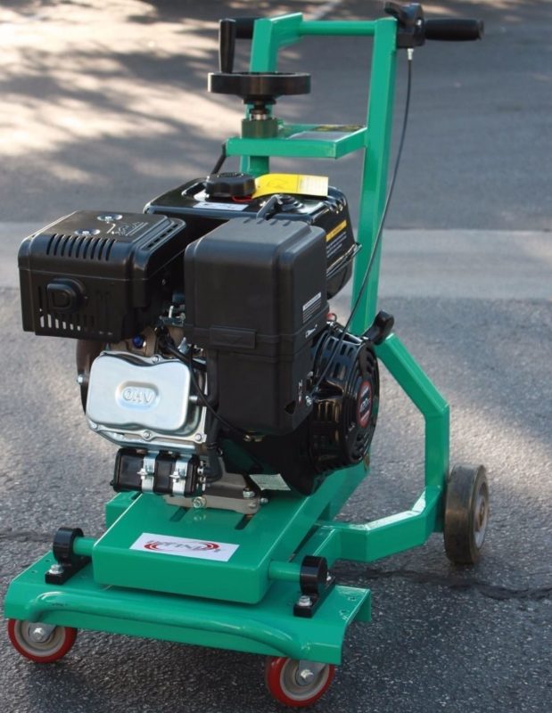 Walk Behind 420cc 14HP Gas Concrete Road Pavement Crack Router Grooving ...