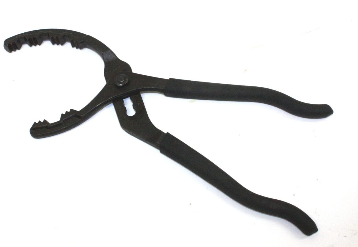 14"Adjustable Oil Filter Removal Pliers Tool 43-190mm Motorbike Car Van ...