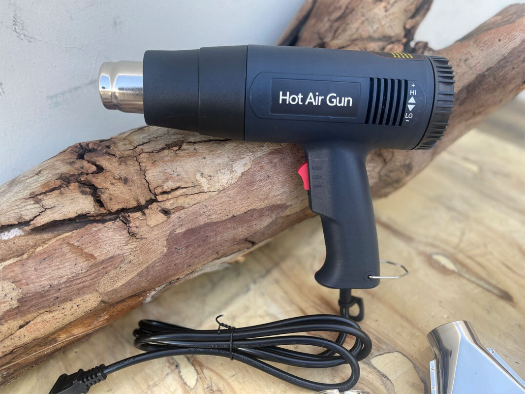 2000W Heat Gun w/6 Nozzles Kit Scraper Shrinking PVC Tubing Stripping ...