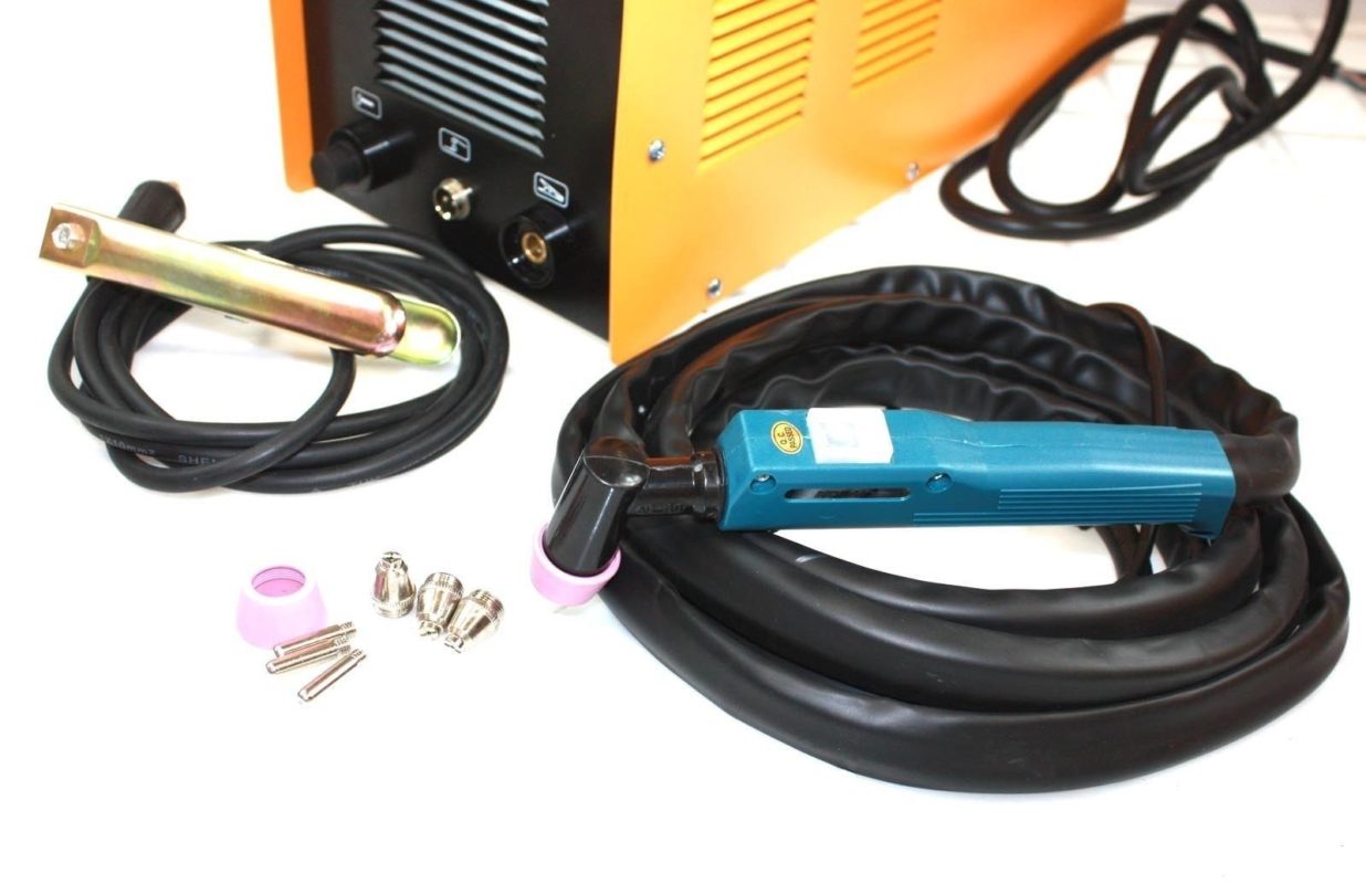 60 Amp 220V Digital Inverter DC Air Plasma Cutter 23mm Cut Machine ...