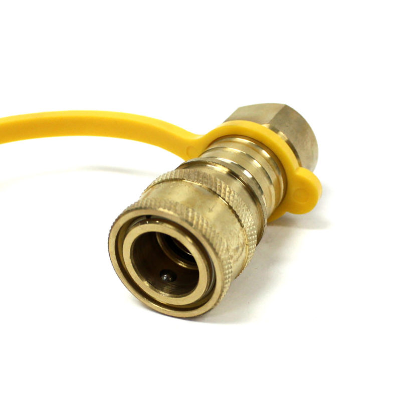 Propane Natural Gas Quick Connect Adapter Kit 3/8" Male Pipe to 3/8 ...