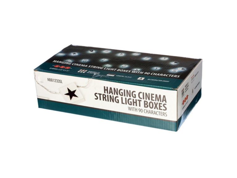 Universal Hanging Cinema String Light Boxes With 90 Characters – 20 ...