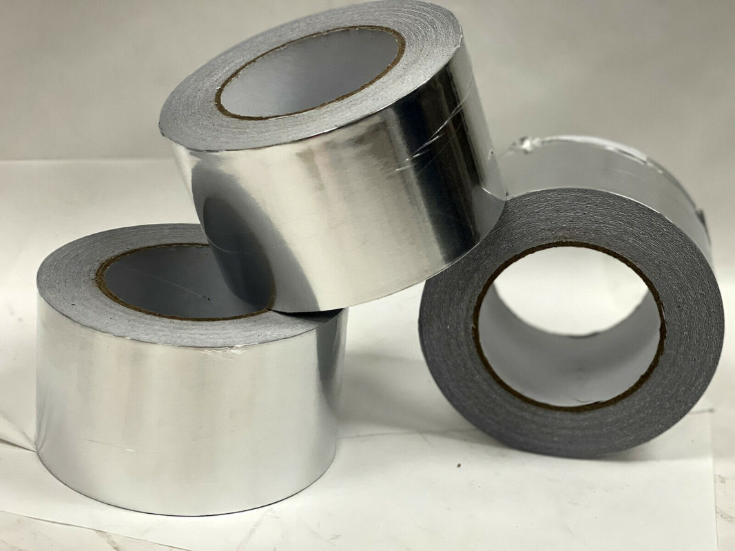 2 Rolls Aluminum Foil Tape 3" x 360ft Adhesive HVAC Sealing Air Duct ...