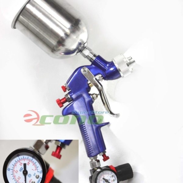 2-1/2 GALLON AIR PAINT PRESSURE POT ALUMINUM TANK SPRAY GUN SPRAYER ...