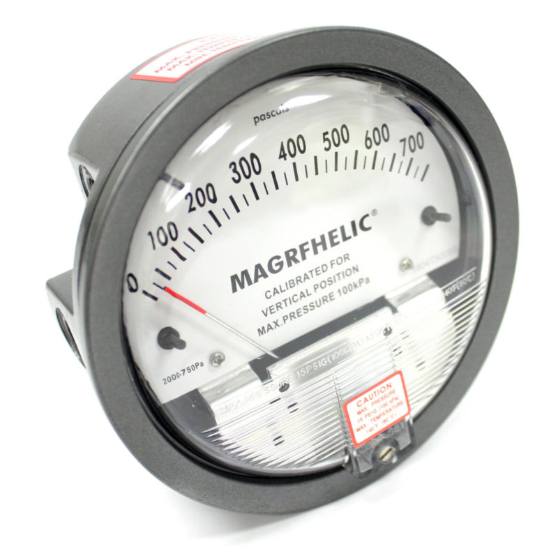 750 Pascal Vertical Scale Manometer Differential Sensitive Pressure ...