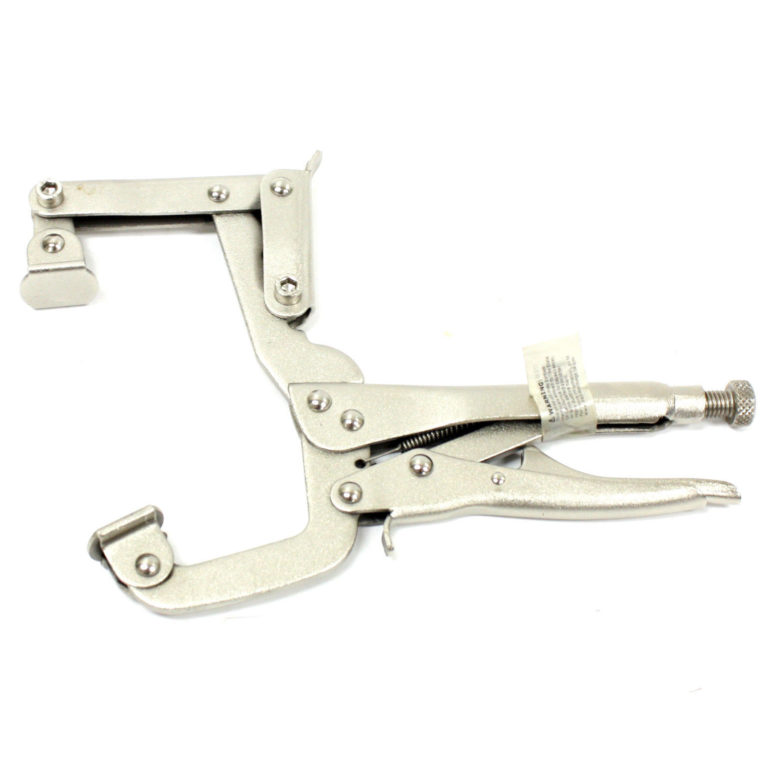 9" Adjustable Locking Clamp Swivel Pads Plier Vise Jaw Non Pinch ...