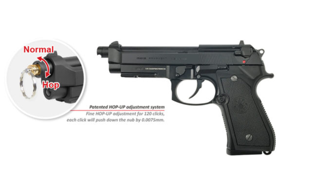 G&G Full Metal M92F Gas Blowback Airsoft M9 Pistol Gun 1:1 Semi ...