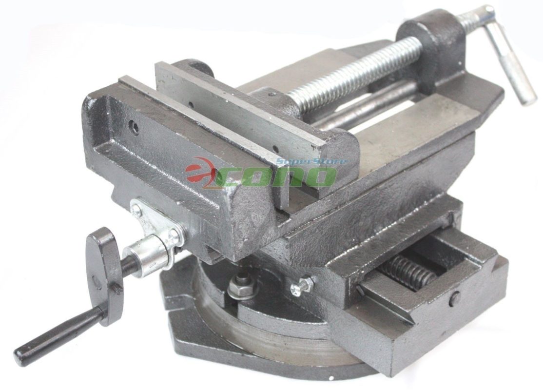 HD 6" CROSS VISE TWO WAY SLIDE 360° SWIVEL VISE DRILL PRESS MILLING ...
