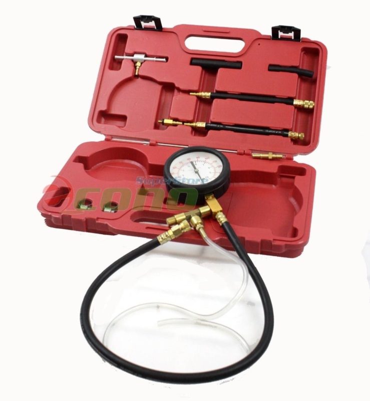 TU-112 FUEL INJECTION SYSTEM PRESSURE TESTING PORT GAUGE KIT MANOMETER ...
