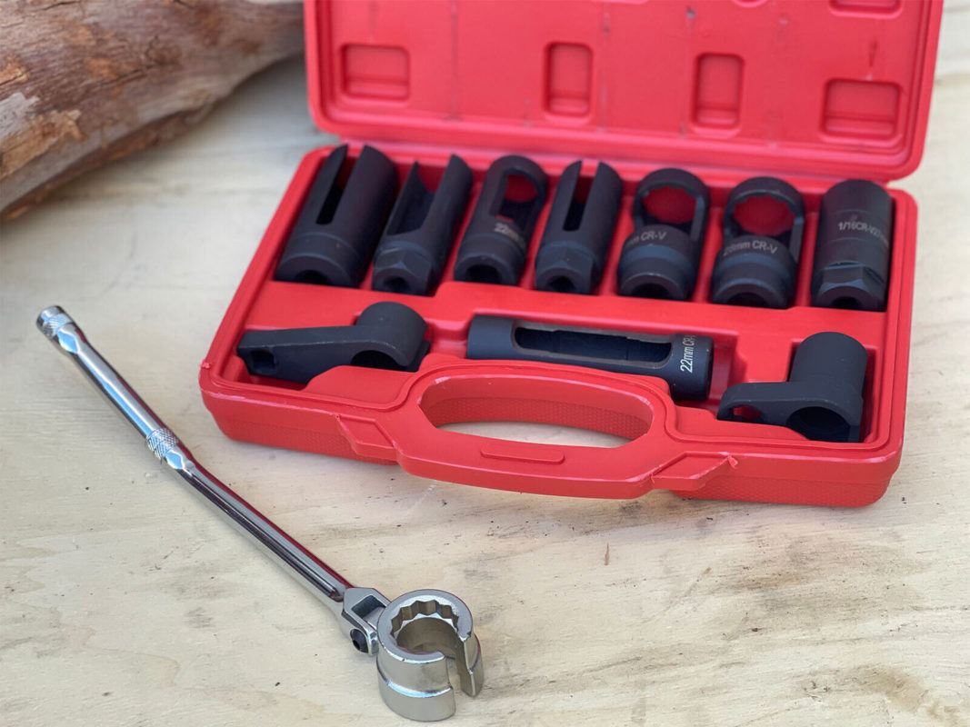 11pcs Oxygen Sensor Sockets Set & 22mm Wrench Vacuum PVS Injector ...