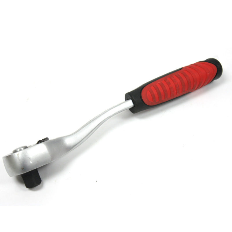 1/2" Dr. Offset Ratchet Handle Quick Release Reversible Socket Wrench ...