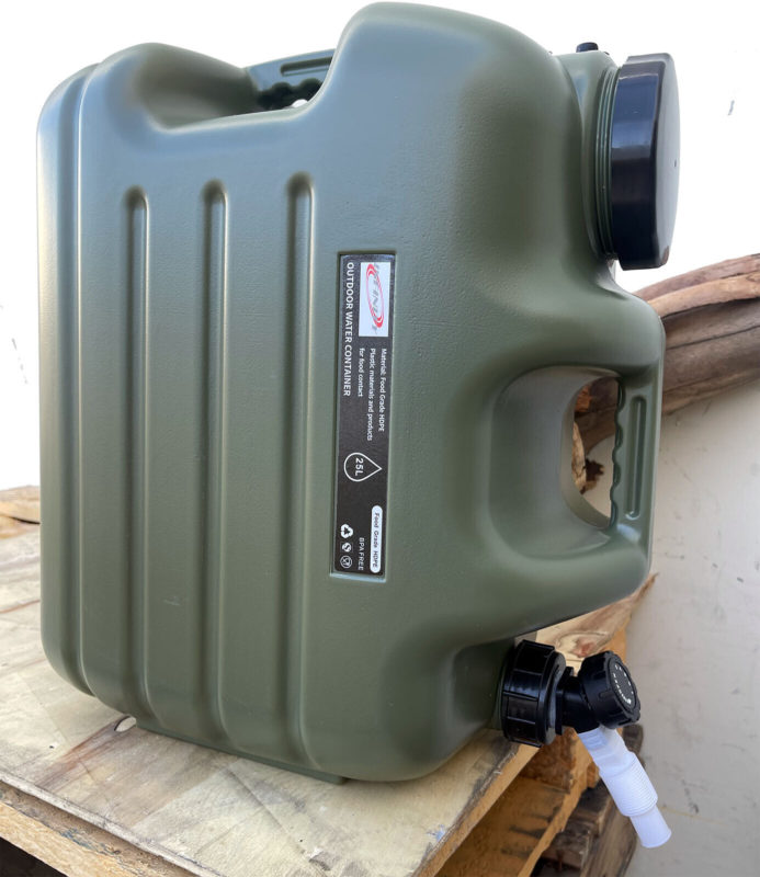 25L HDPE Food Grade Water Container Storage Camping Travel Jerry Can ...