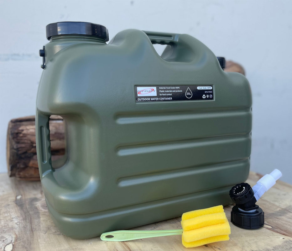 25L HDPE Food Grade Water Container Storage Camping Travel Jerry Can ...