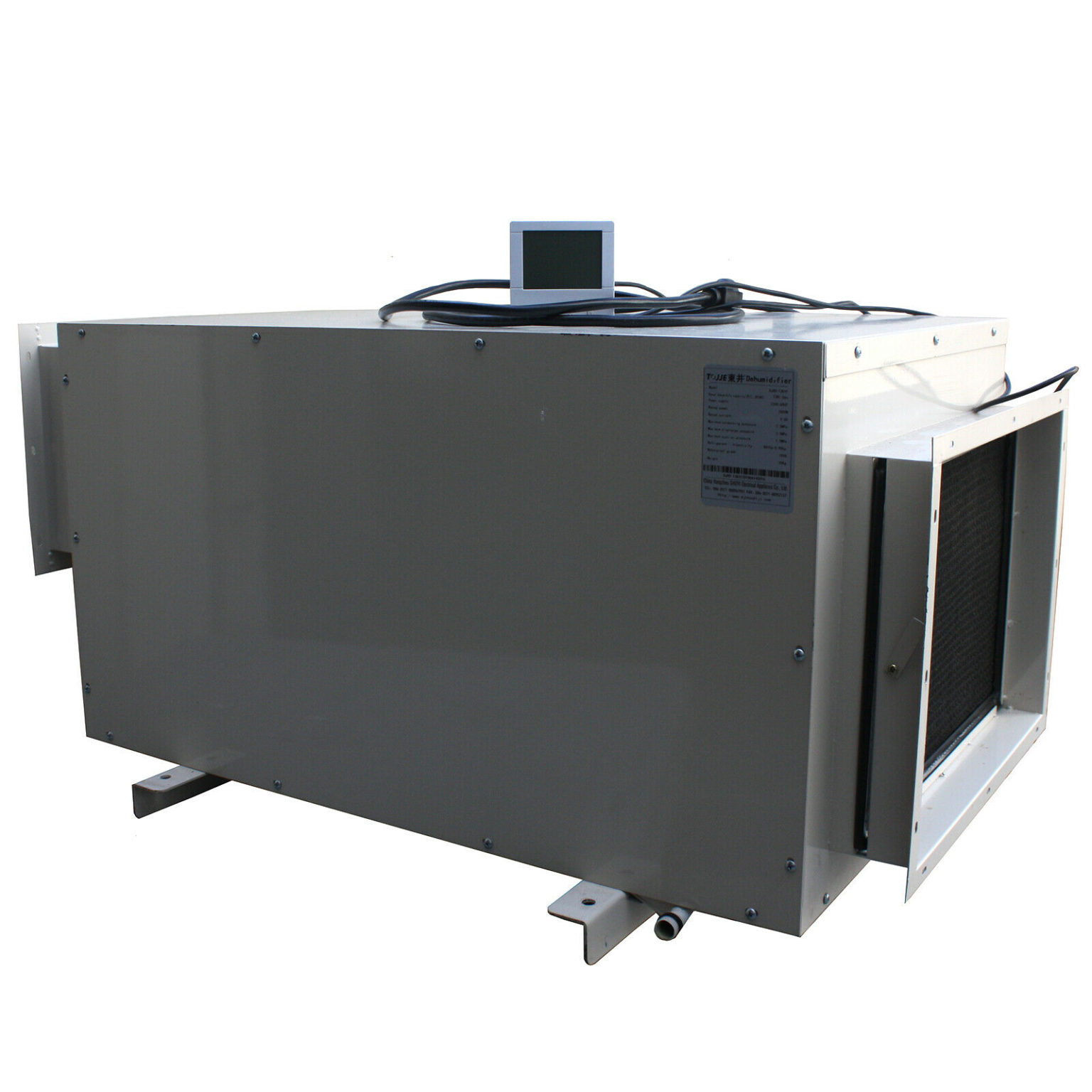 Ceiling Mount 292 Pint Dehumidifier R410a 910W 220V Dehu Hydroponic ...