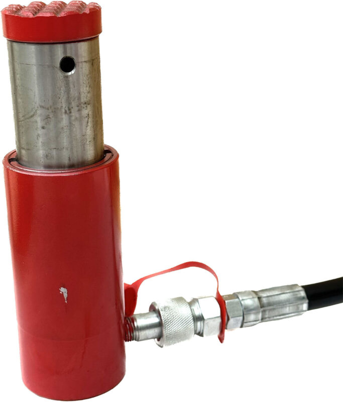 10 Ton Mini Hydraulic Ram Single Acting Cylinder Rams Porta Power Jack ...