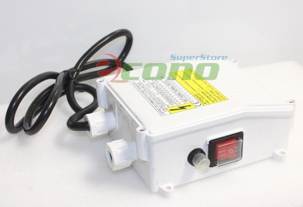 110v 60hz Control Box for 1hp 1.5HP Deep Well Water pump – EconoSuperStore