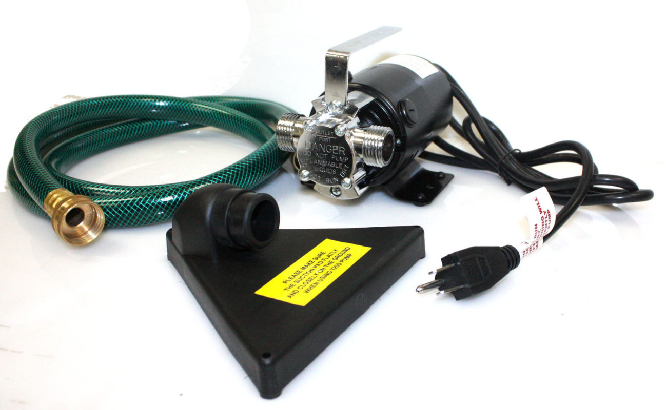 330GPH Electric Water Transfer Draining Utility Garden Pump w/6' Hose ...