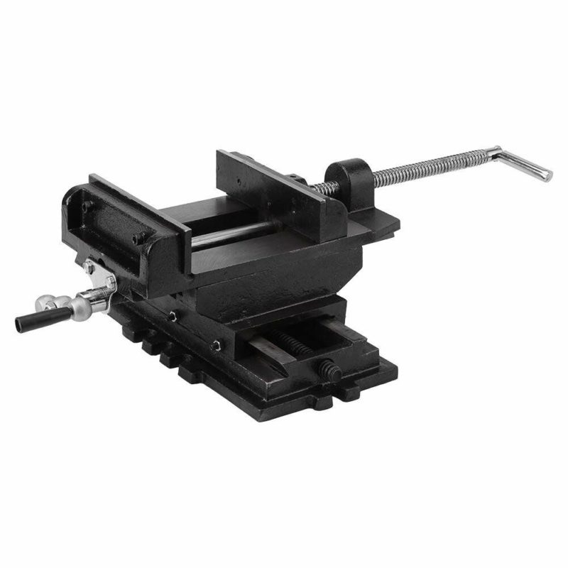 6" Cross Slide Drill Press Vise Metal Milling Vice Holder Clamping ...