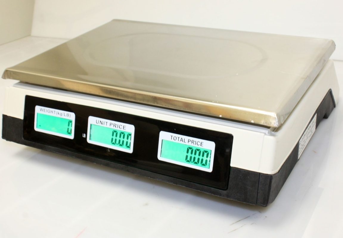 66LB 30KG Digital Price Deli Food Meat Computing Counter Scale Dual ...