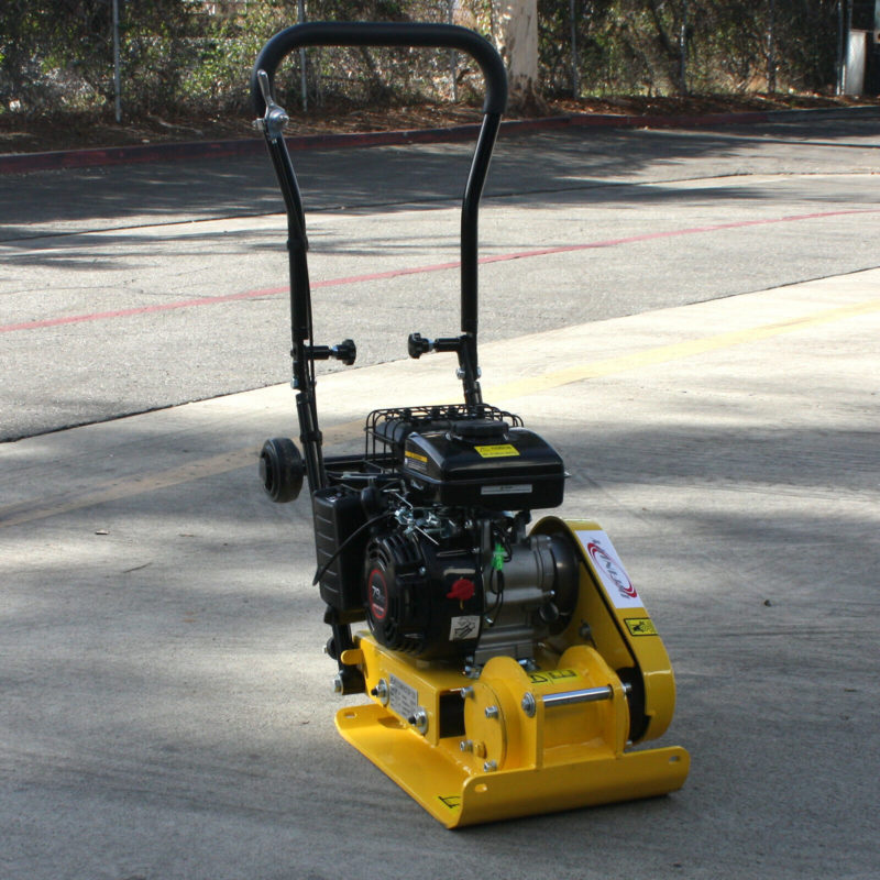 79cc 2000Lbs Gas Walk Behind Vibratory Plate Compactor Asphalt Soil ...
