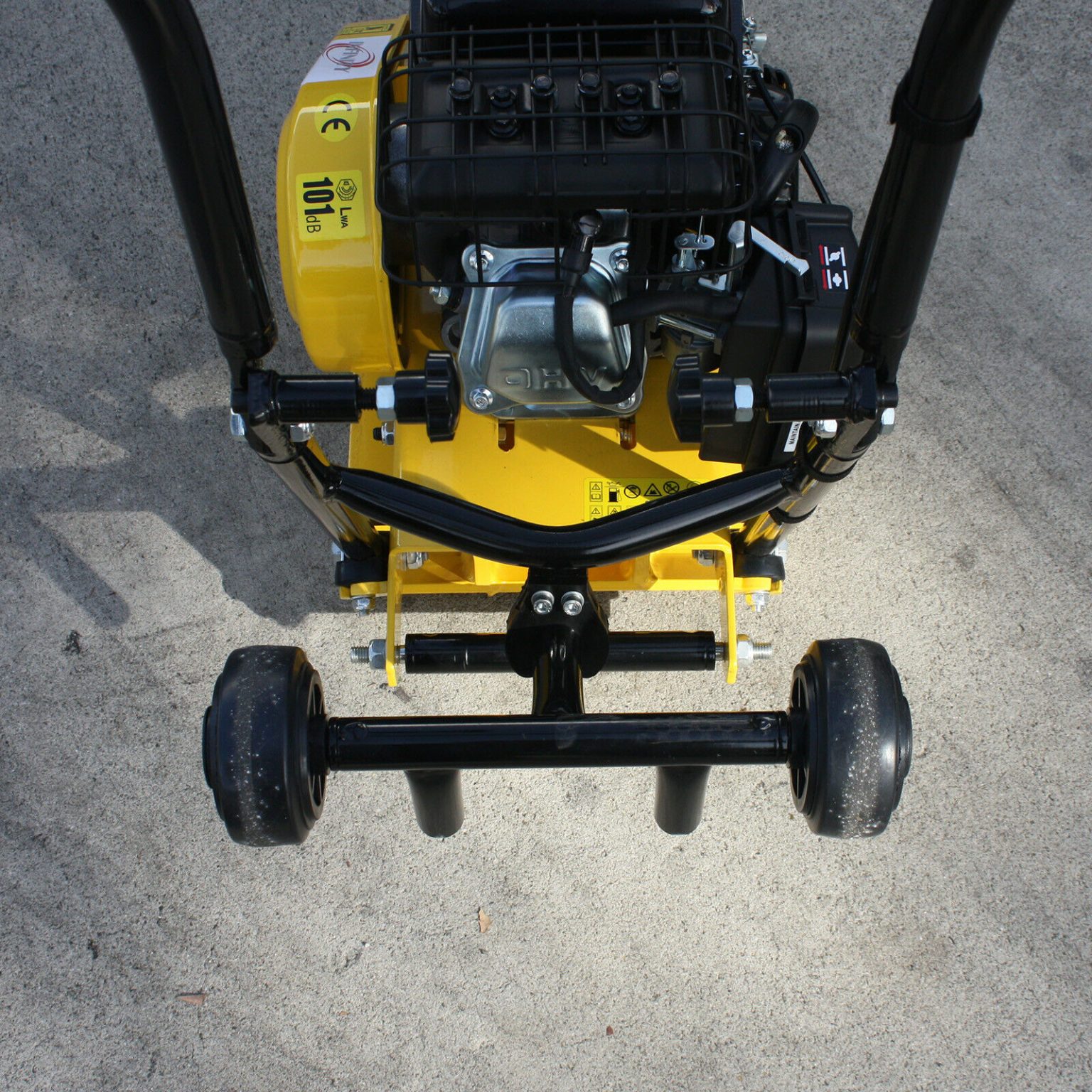 79cc 2000Lbs Gas Walk Behind Vibratory Plate Compactor Asphalt Soil ...