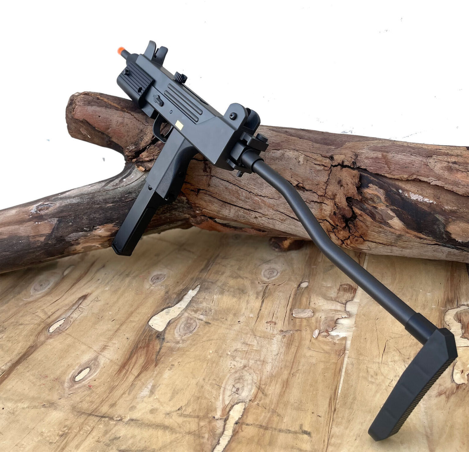 HFC Full Auto Type 77 Gas Blowback Airsoft Pistol SMG w/Folding Stock ...