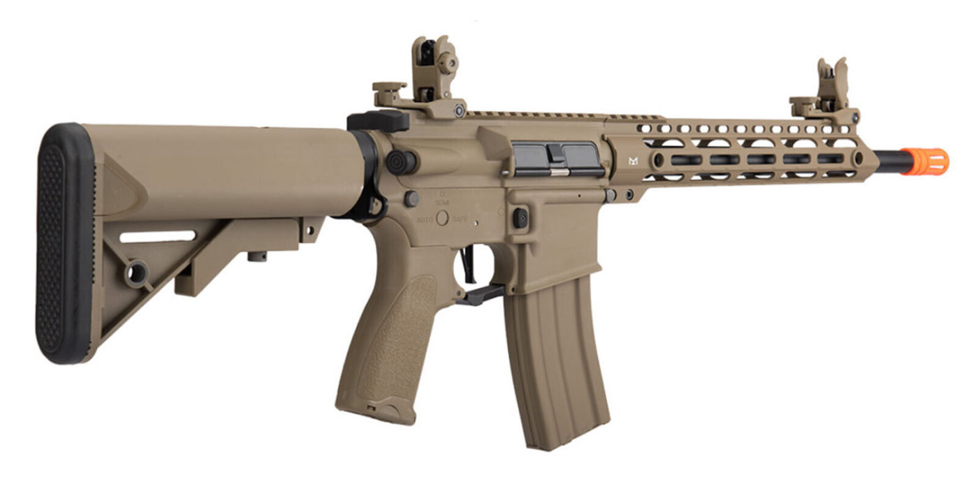 Lancer Tactical Enforcer Hybrid Gen 2 BLACKBIRD AEG Tan AirSoft Rifle ...