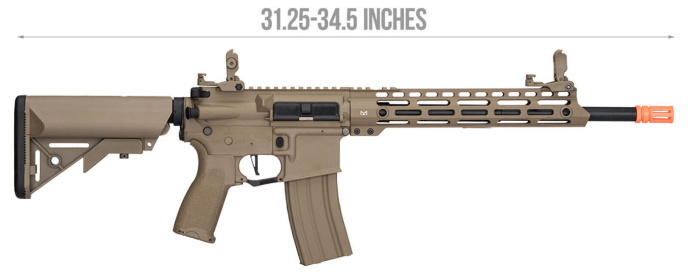 Lancer Tactical Enforcer Hybrid Gen 2 BLACKBIRD AEG Tan AirSoft Rifle ...