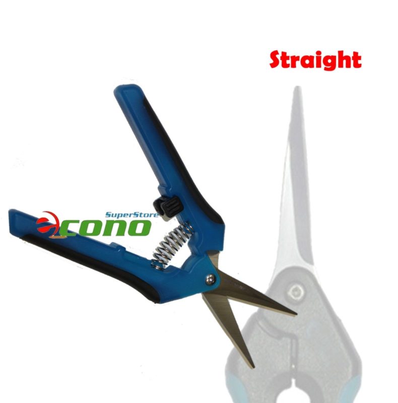 New Straight Blade Trimming Scissors Hydroponics Leaf Bud Sharp harvest ...