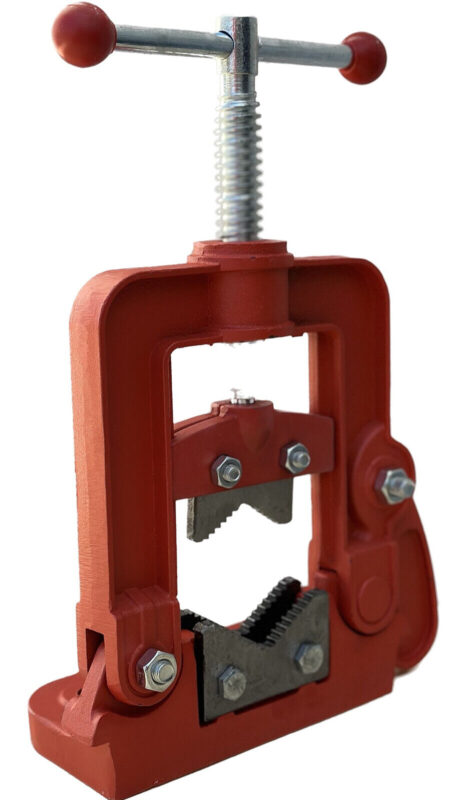 2" Threader Pipe Plumbing Vise for Fixing Pipes, Clamp-on Type Bench ...